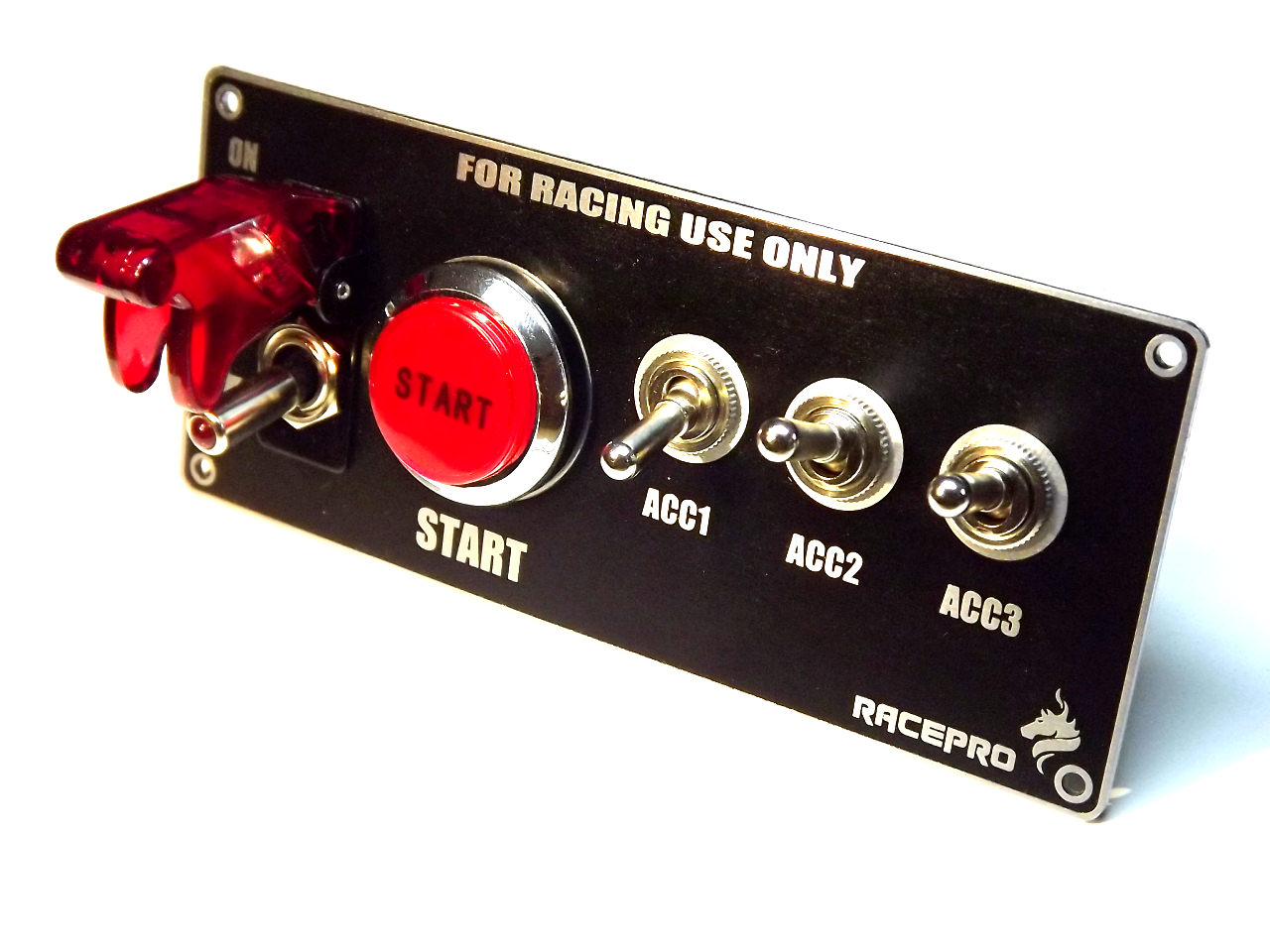 Ignition Switch Panel Push Button Engine Start 3x Toggle for Racing Car ...